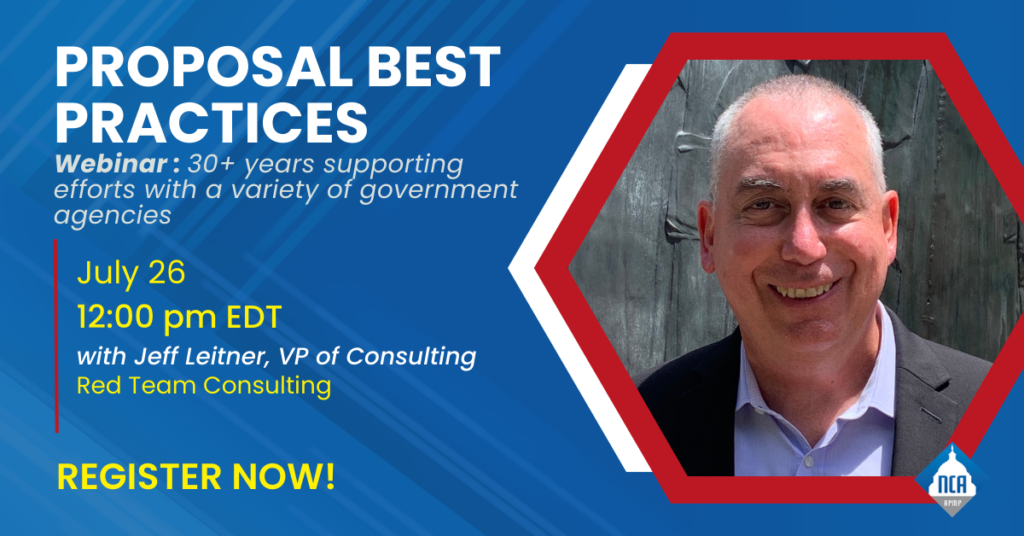 July 26th Webinar – Proposal Best Practices – APMP-NCA